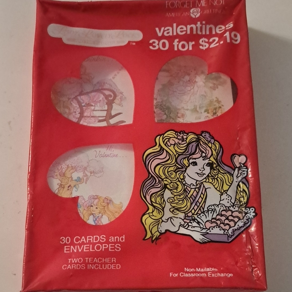American Greetings | Party Supplies | Nib Forget Me Not Vintage Lady ...